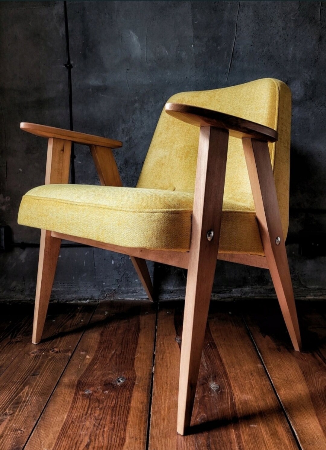 Chierowski 366 PRL Design Vintage Polish Armchair Mid Century - Etsy