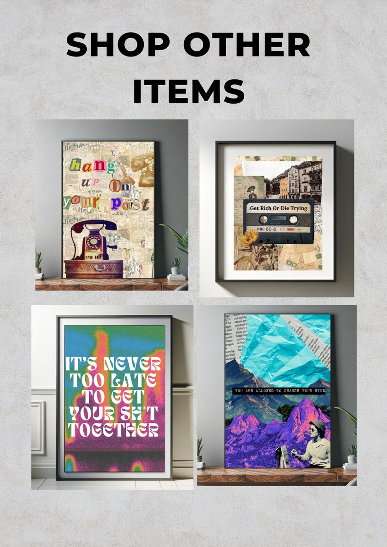 Trust Your Vision Motivational Light Tan Poster With Eye & Stars ...