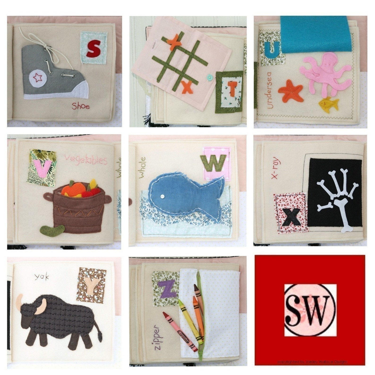 PATTERN for ABC Activity Book - All 26 Letters - Digital .PDF Download ...