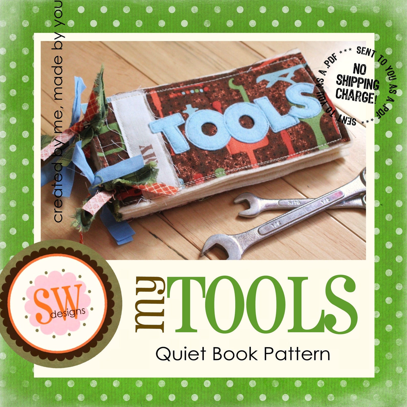 PATTERN for My Tools Plush Book - Digital .PDF Download - Etsy