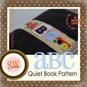 PATTERN for ABC Activity Book - All 26 Letters - Digital .PDF Download ...