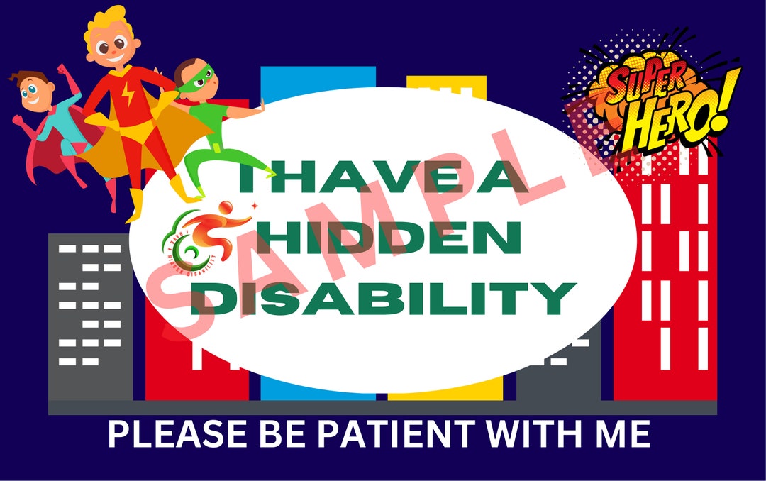 Hidden Disability Awareness SVG Digital Download, Support Alert SVG ...