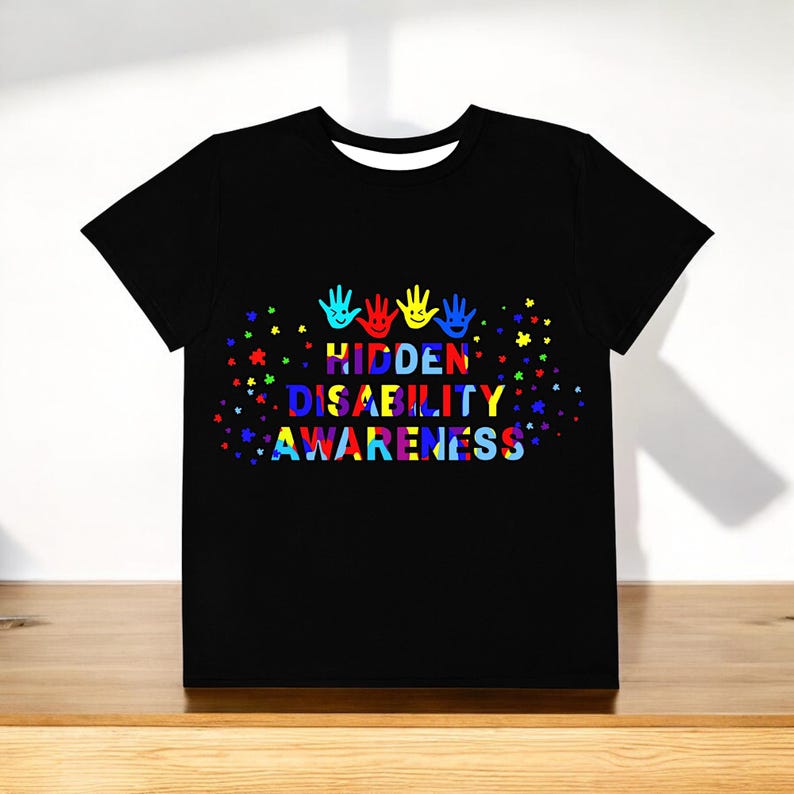 Hidden Disability Awareness Kids Shirt—inclusion Apparel for Special ...