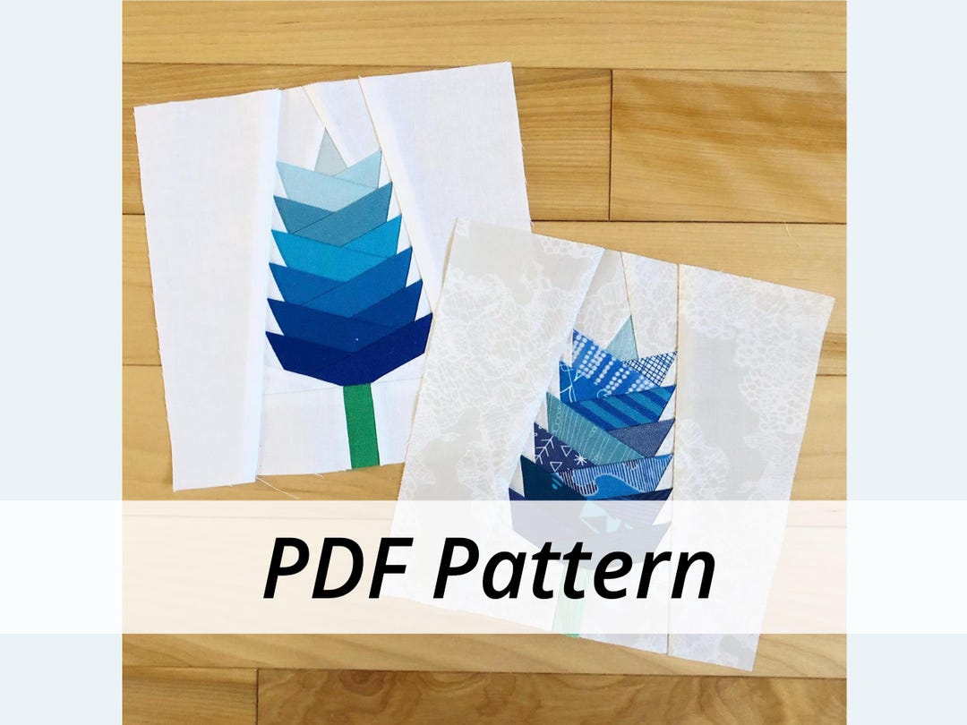 PDF Bluebonnet Quilt Block Pattern by Sarah Ruiz Quilts - Digital ...