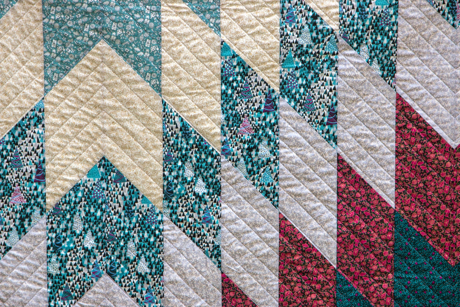 PDF Broken Zig Zag Quilt Pattern - Digital Download - 3 Sizes - Etsy