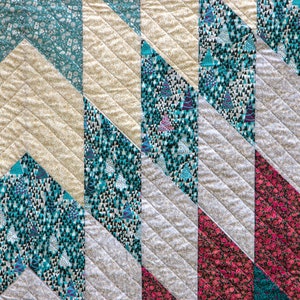 PDF Broken Zig Zag Quilt Pattern - Digital Download - 3 Sizes - Etsy