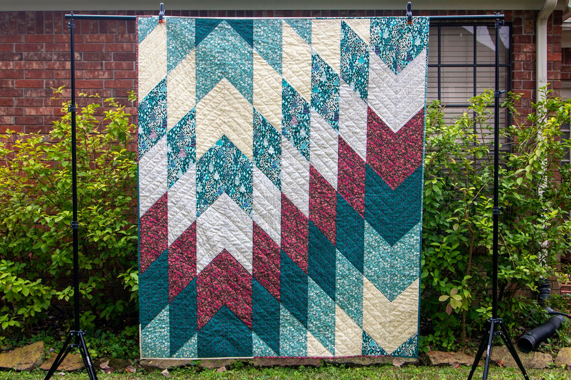 PDF Broken Zig Zag Quilt Pattern - Digital Download - 3 Sizes - Etsy
