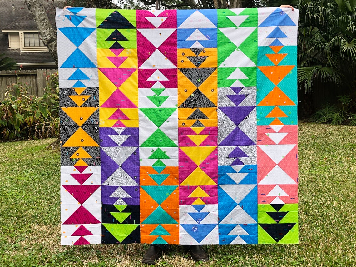PDF Pathfinder Quilt Pattern by Sarah Ruiz Quilts - Digital Download - 4 Sizes - Etsy