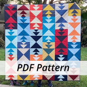 PDF Pathfinder Quilt Pattern by Sarah Ruiz Quilts - Digital Download - 4 Sizes - Etsy