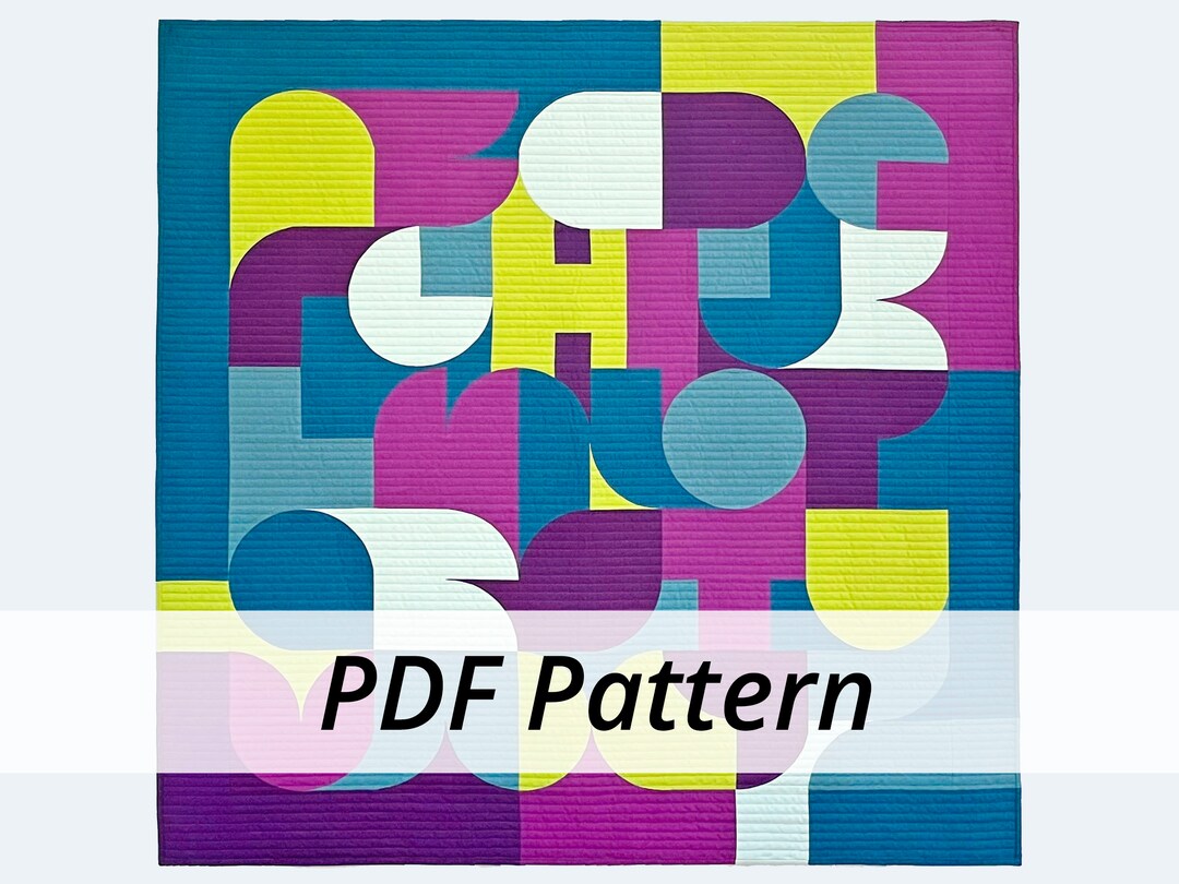 PDF Alpha Quilt Block Pattern by Sarah Ruiz Quilts - Etsy