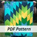 PDF Broken Zig Zag Quilt Pattern - Digital Download - 3 Sizes - Etsy