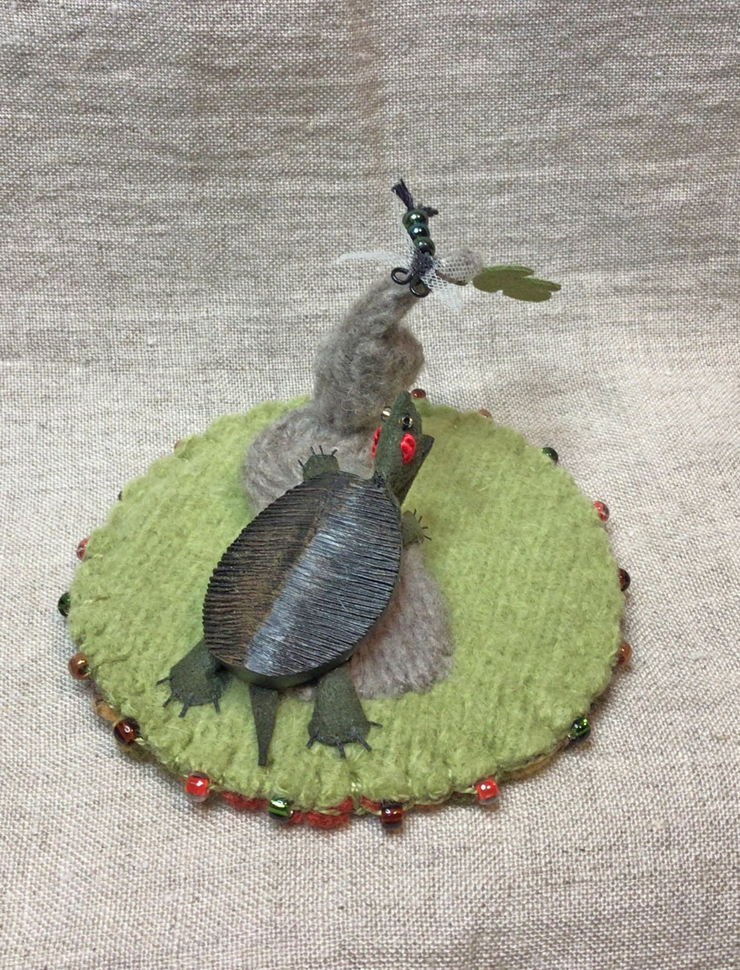 Turtle and Dragonfly Diorama - Etsy