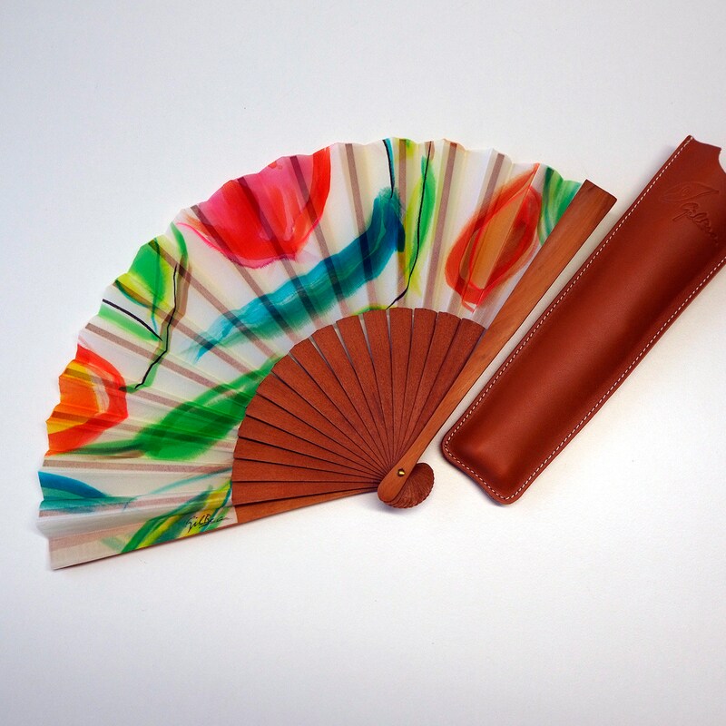 Hand Painted Fan - Etsy