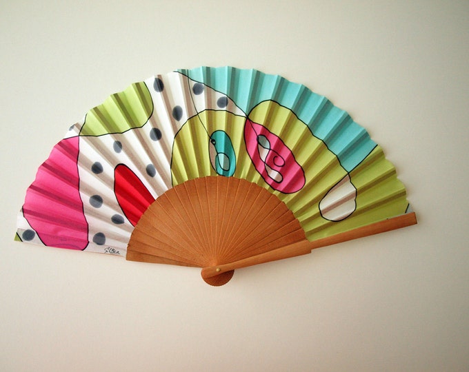 Handpainted Silk Hand Fan-wedding Hand Fan Silk Hand - Etsy