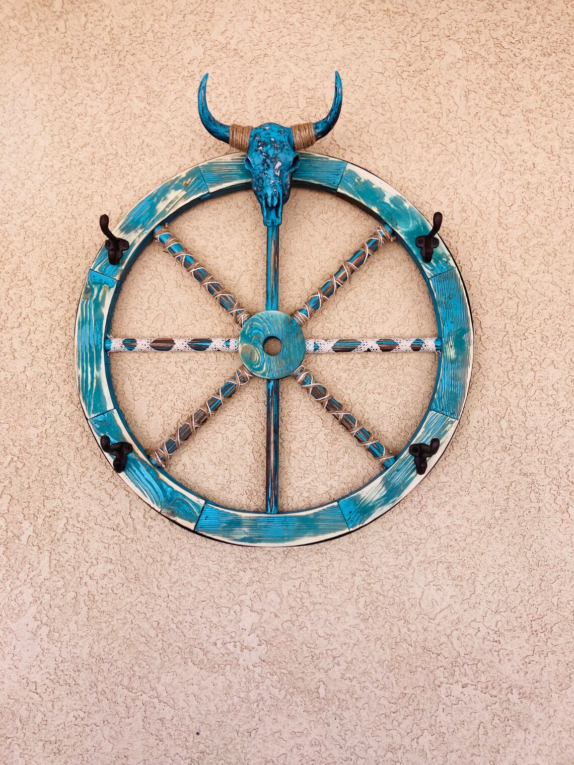 Stetson Hat Rack Country Western Wagon Wheel - Etsy