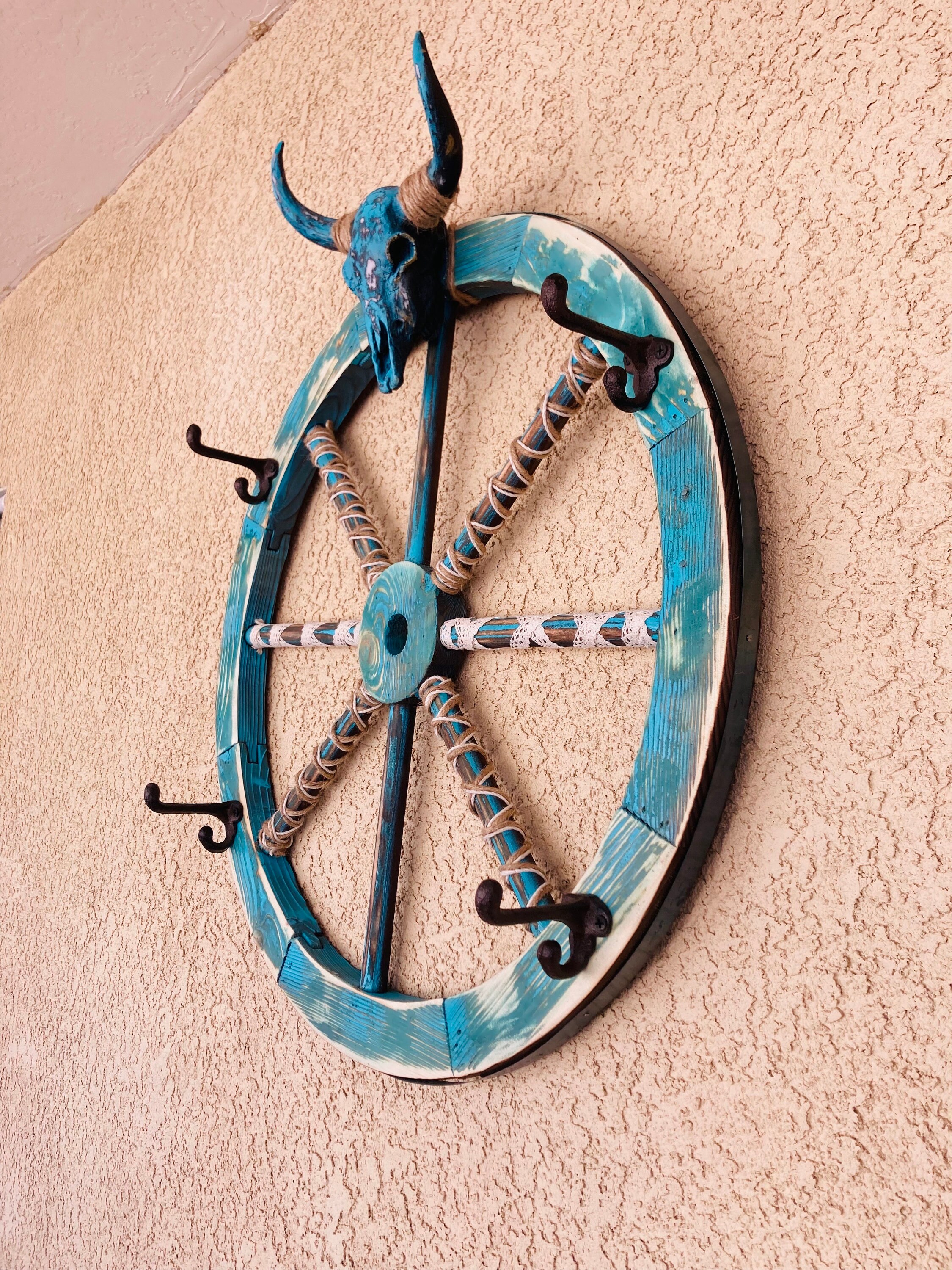 Stetson Hat Rack Country Western Wagon Wheel - Etsy