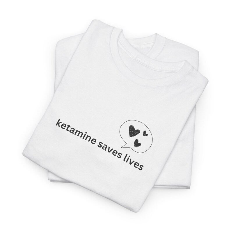 Ketamine Saves Lives Unisex Cotton T-shirt Light Colors - Etsy