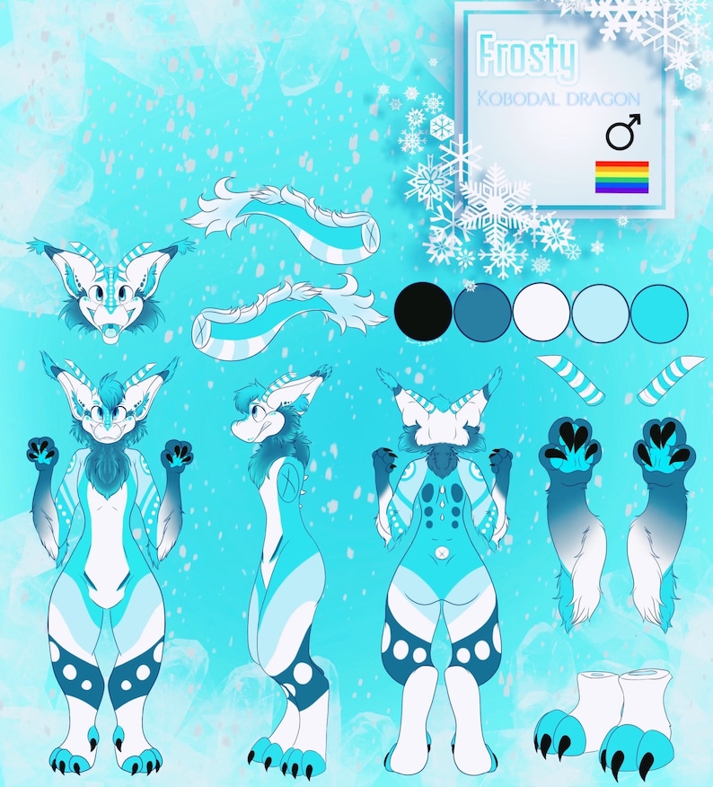 Furry Reference Sheets - Etsy
