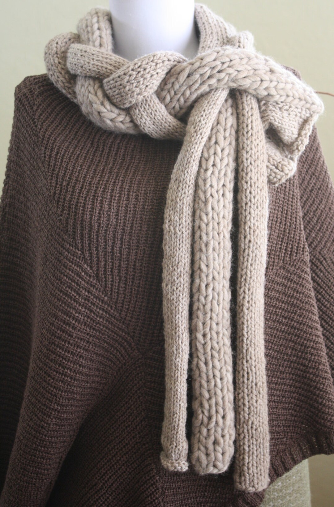 Knitting Pattern (PDF): "twisted Roots" Scarf by Dandoh, Yumiko ...