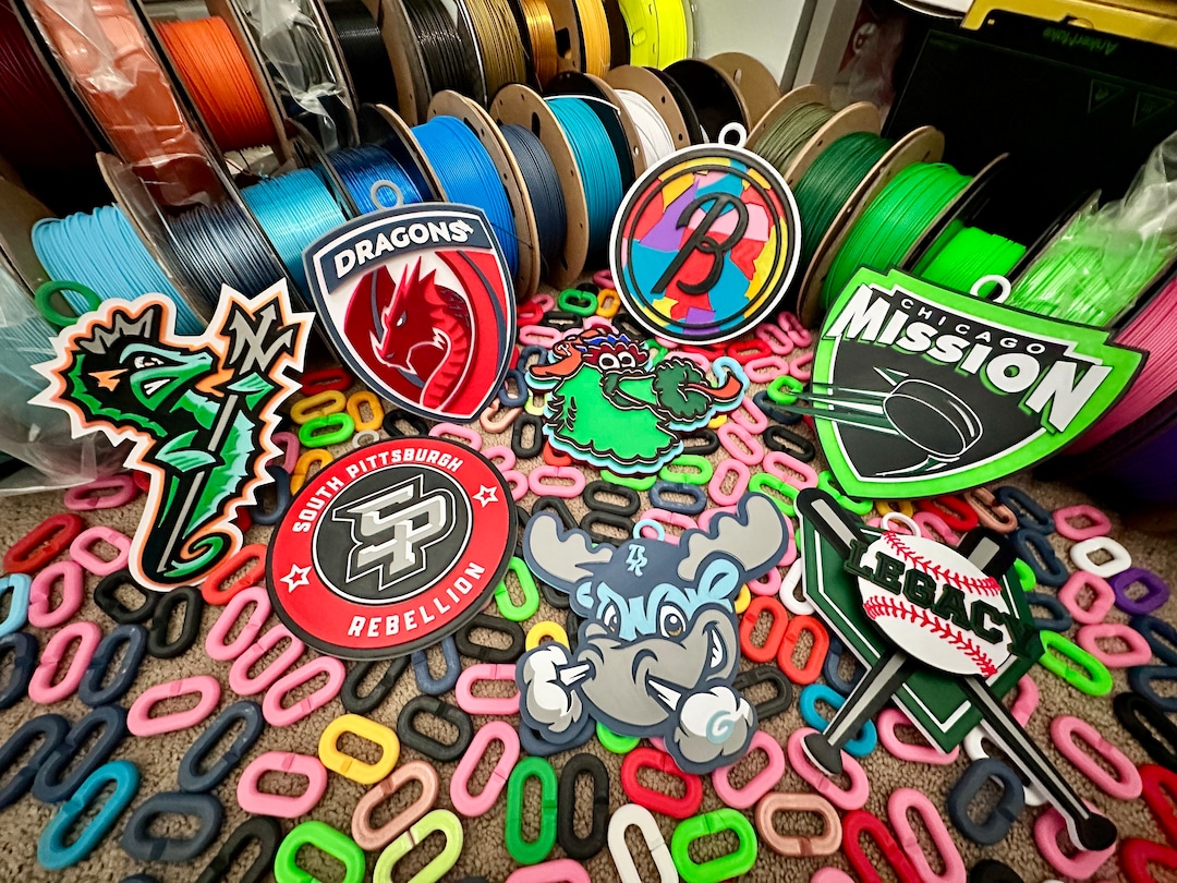 CUSTOM Oversized 3D Printed Rally Chain - Etsy