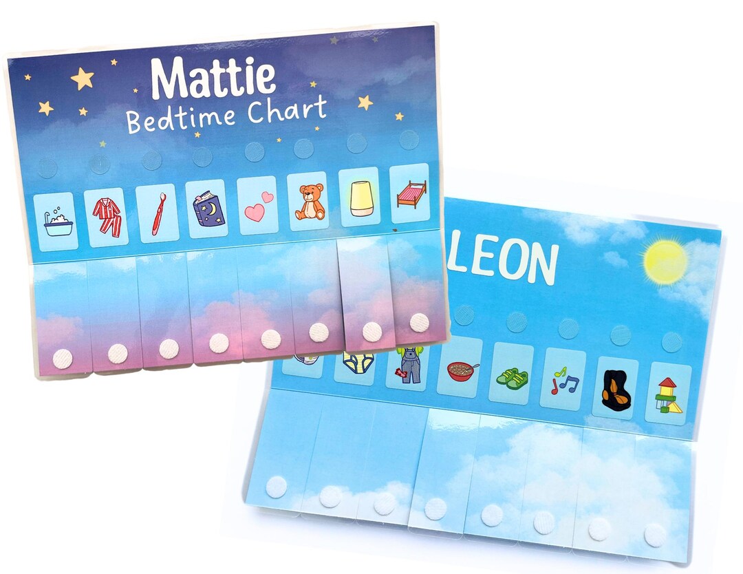 Bedtime and Morning Motivational Flip Chart Checklist - Includes ...