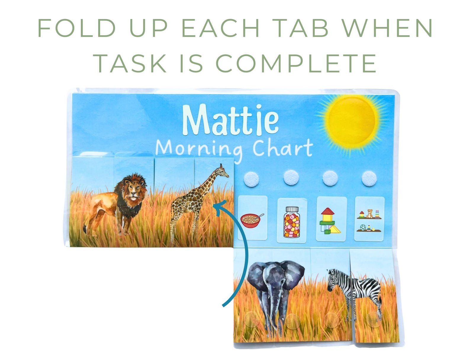 Morning Chart - Create Custom Routine With Stickers - Etsy