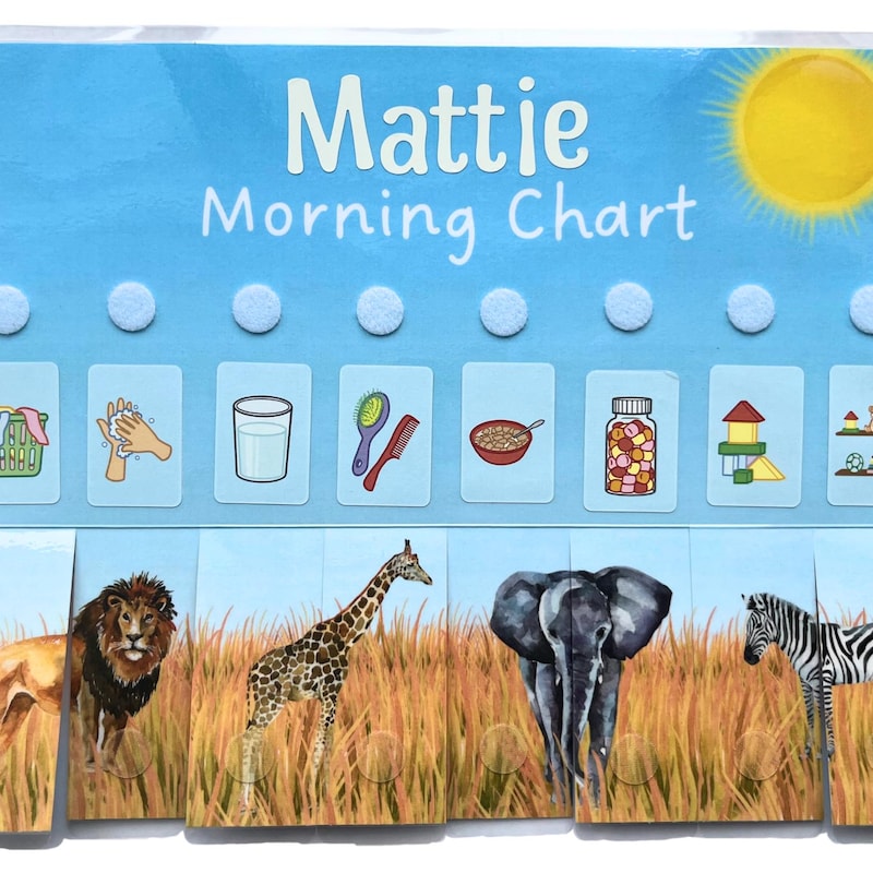 Laminated Chore Chart - Etsy