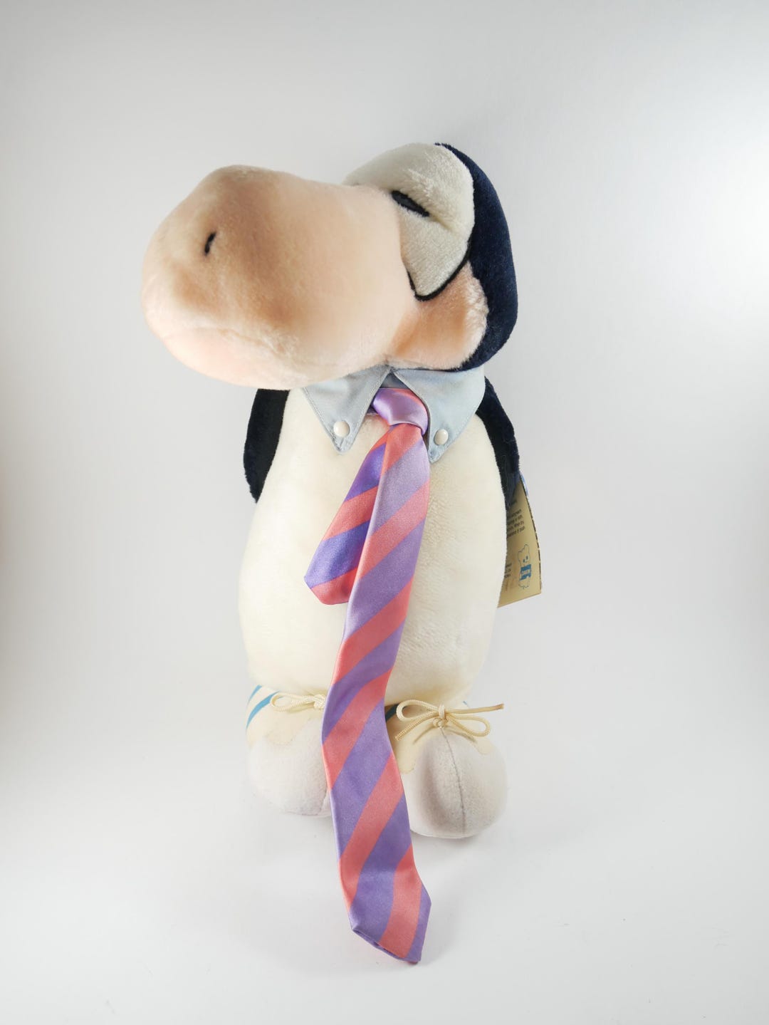 12" Tall Vintage 1985 Opus Yuppie Phase Plush Penguin W/ Tags ~ Stuffed ...
