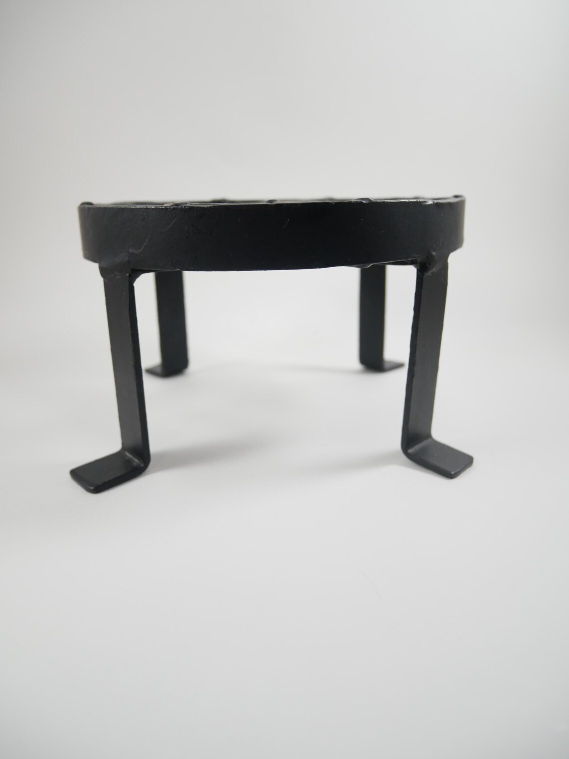 Intricate Design Wrought Iron Raised Tall Trivet Black ~hand Forged ...