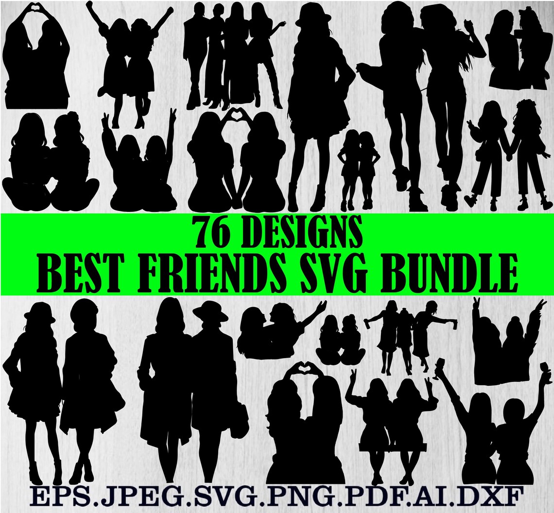 Friends Svg Bundle, Friends Clipart, Friends Cut File for Circut ...