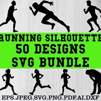 Running Svg - Etsy