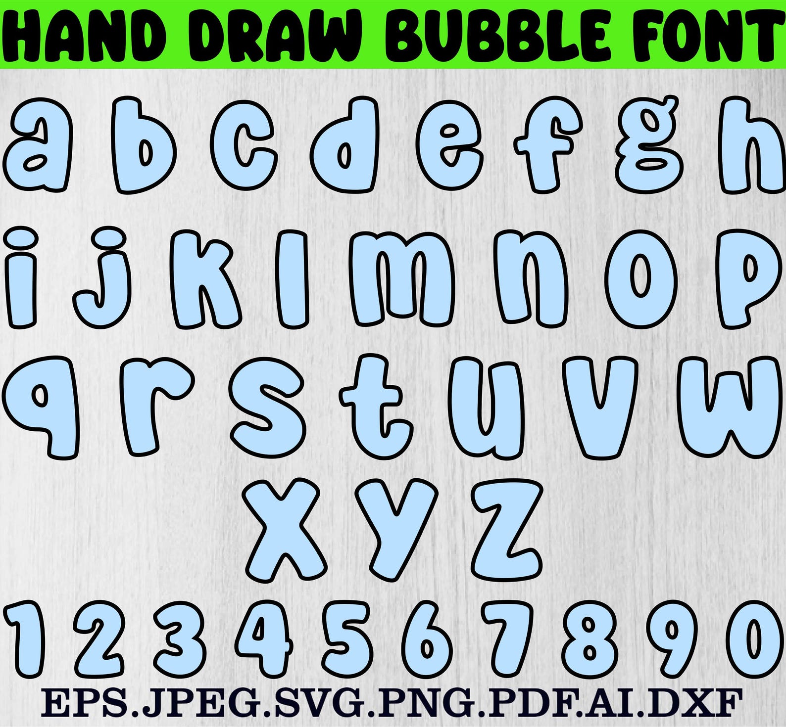 Bubble Font Svg, Bubble Alphabet Svg, Bubble Letters Svg, Bubble Font ...