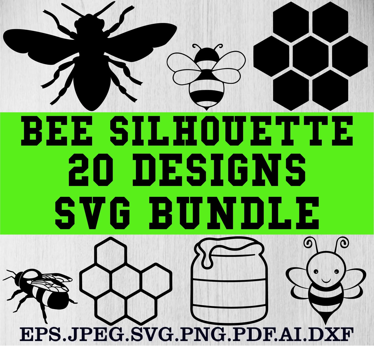 Bee Svg Bundle| Bee Hive Svg| Honeycomb Svg| Bee Clipart| Bee Cut Files ...