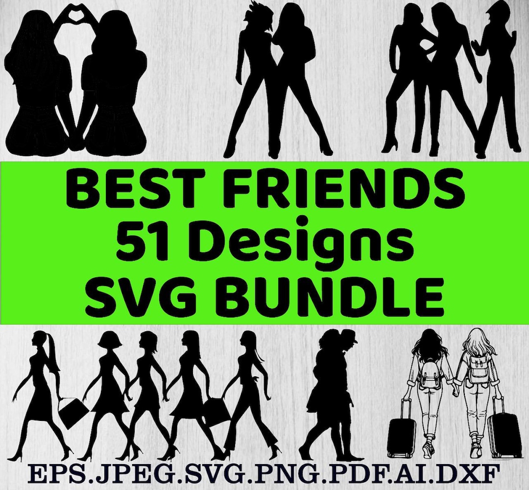 Friends Svg Bundle, Friends Clipart, Friends Cut File for Circut ...