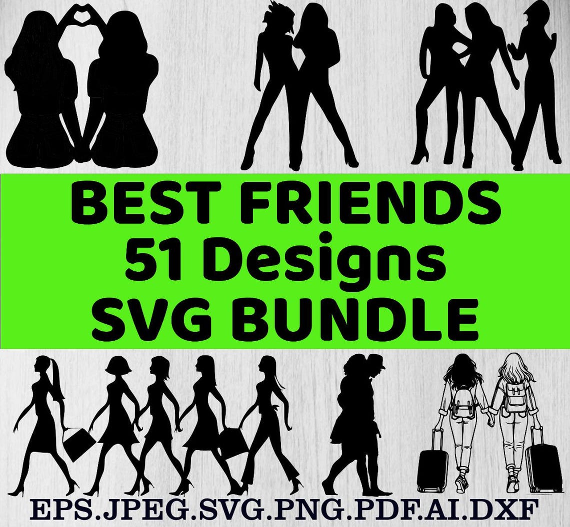 Friends Svg Bundle, Friends Clipart, Friends Cut File for Circut ...