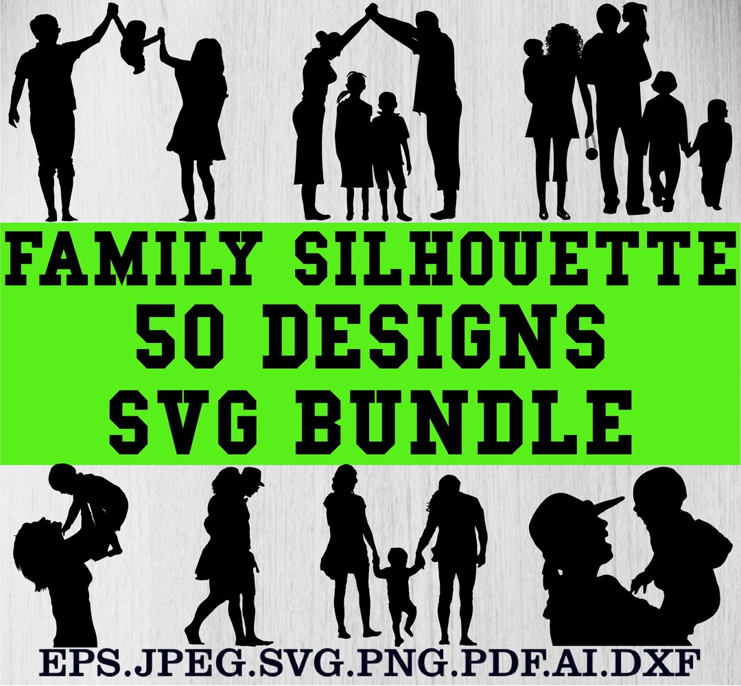 Family Svg Bundle, Family Svg, Family Clipart, Family Svg Cut Files for ...