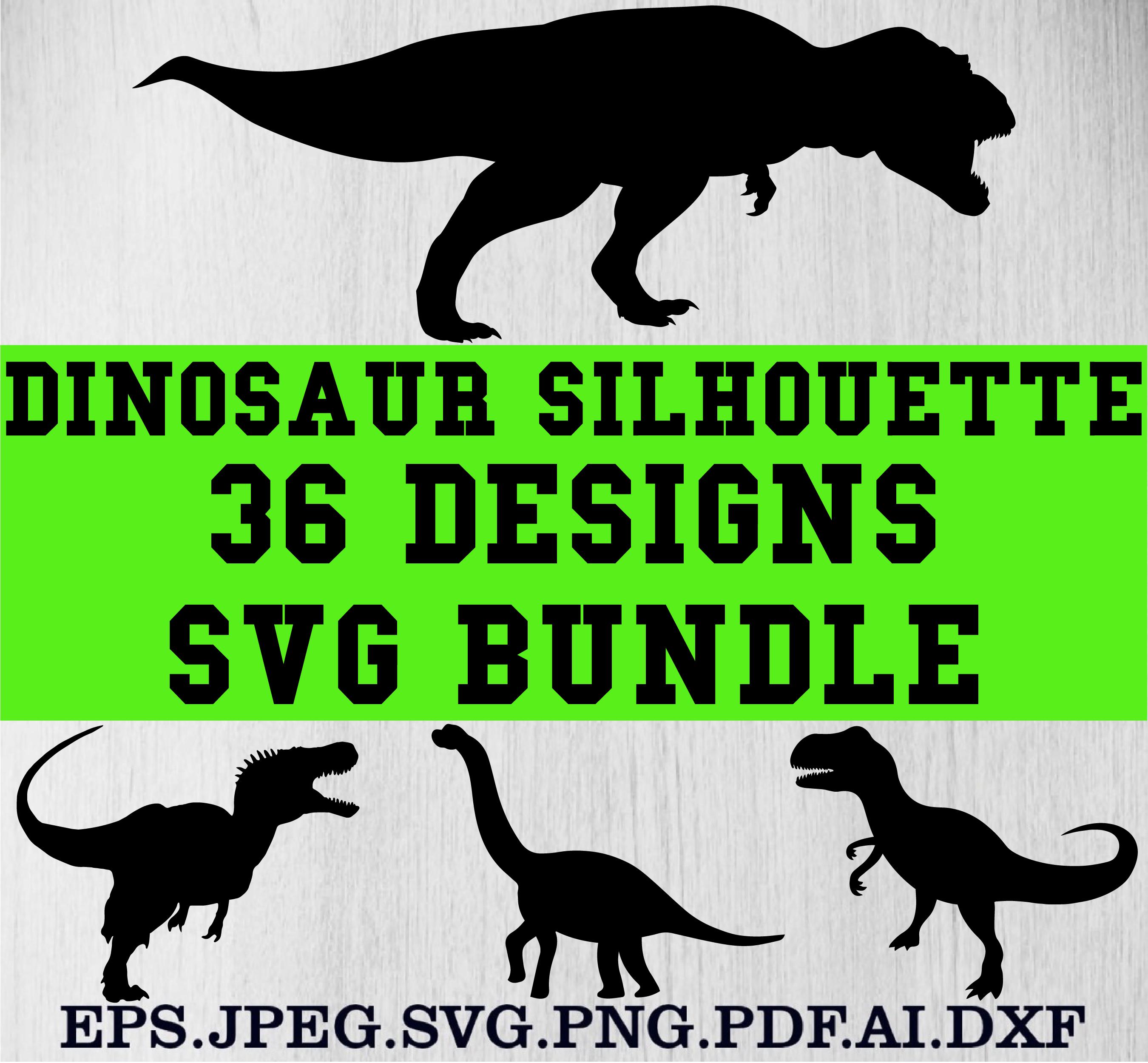 Dinosaur Svg Bundle, Dinosaur Clipart, Dinosaur Cut Files for Circut ...
