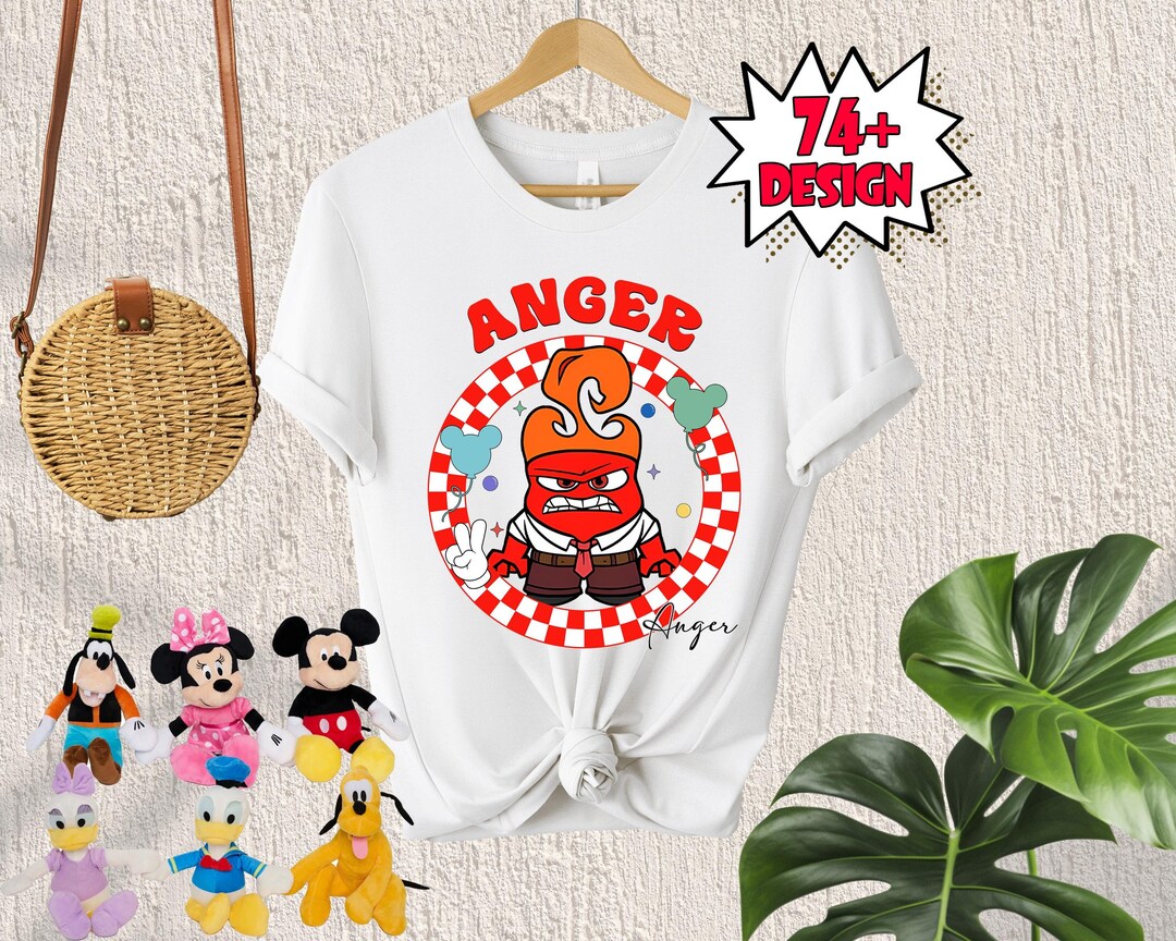 Inside Out Characters Shirt, Inside Out Anger Shirt, Inside Out Joy ...