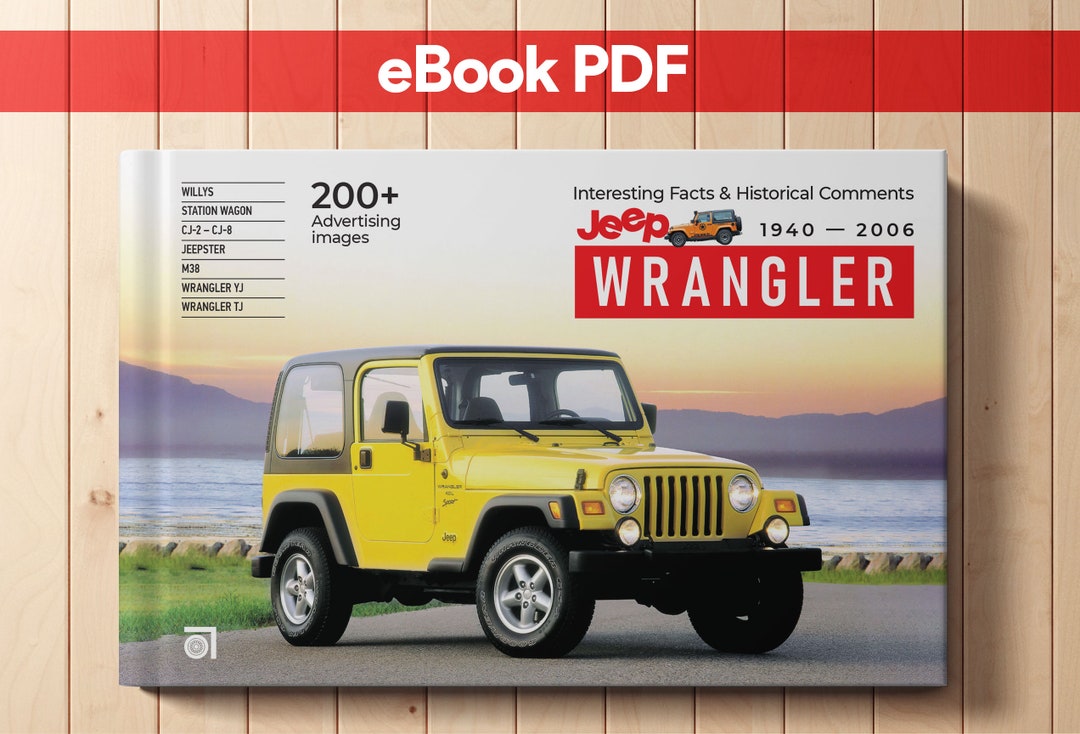 Ebook jeep Wrangler PDF Classic Car Illustrated History Quality Images and Interesting Facts. - Etsy