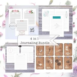 Printable Christian Prayer Journaling Pages Bundle With Bible Verses ...