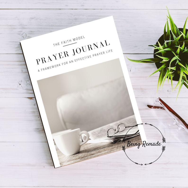 Prayer Journal, Men's Printable Bible & Prayer Journal, Bible Study Aid ...