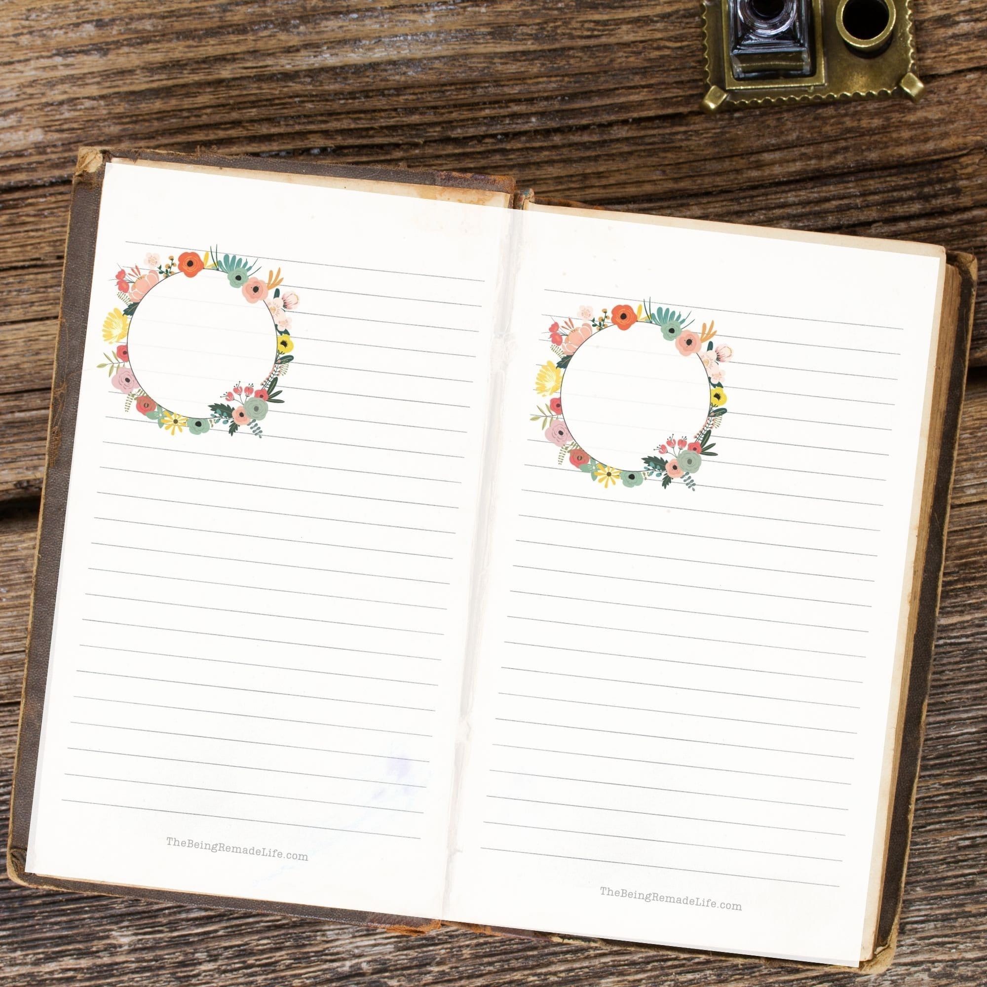 Printable Paper Kit Printable Journal Page Set Journal - Etsy