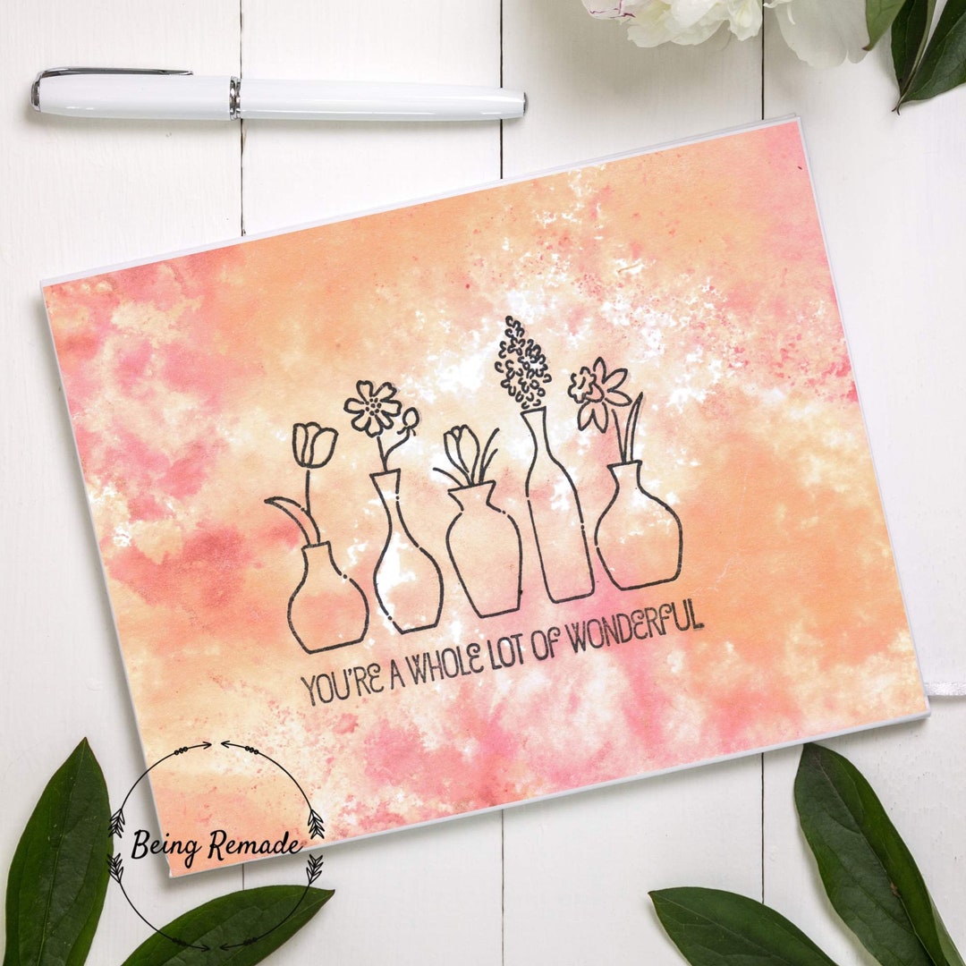 Watercolor Flower Vase Art Print: Inspirational Quote (digital Download ...