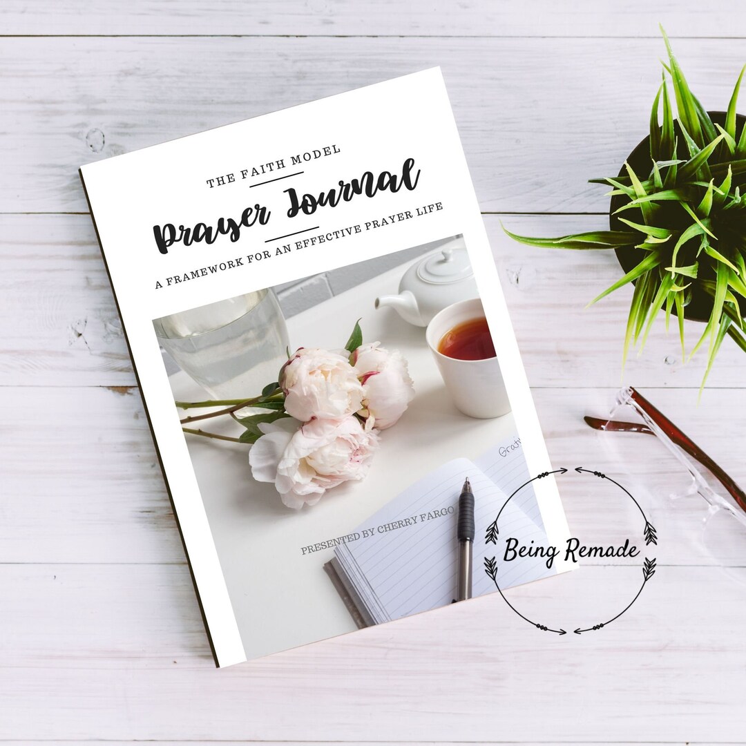 Women's Weekly Prayer Journal, Prayer Notebook, Printable, Bible ...