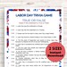Labor Day Trivia, Printable Labor Day Game, Youth Group Games, Trivia ...
