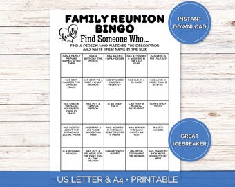 Office Bingo Printable Game, Human Bingo, Icebreaker Bingo, Coworker ...