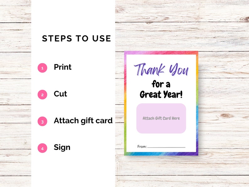 Teacher Appreciation Week Gift Card Holder, Gift From Student, Teacher ...