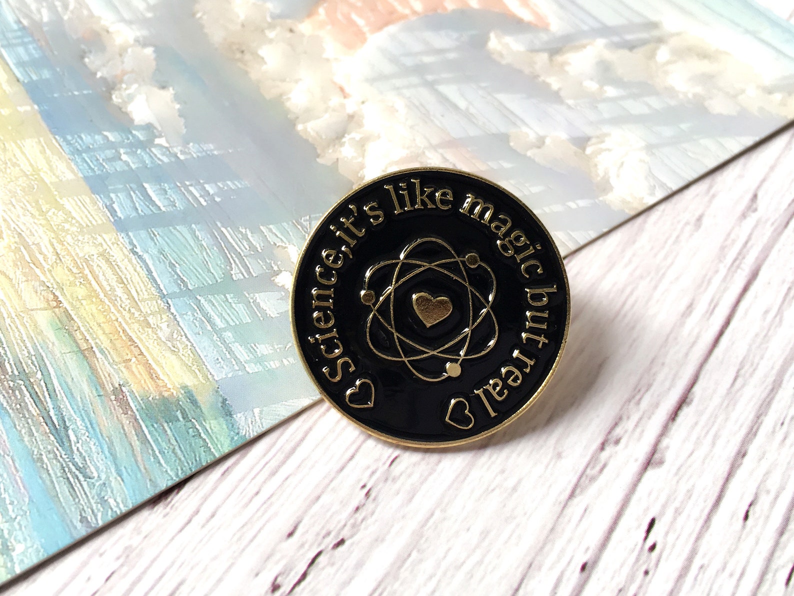 Mathematics, Chemistry, Science Enamel Pin, STEM Badge Pin, Lapel Pin ...