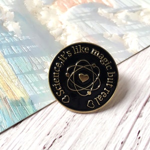 Mathematics, Chemistry, Science Enamel Pin, STEM Badge Pin, Lapel Pin ...