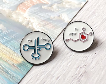 Mathematics, Chemistry, Science Enamel Pin, STEM Badge Pin, Lapel Pin ...